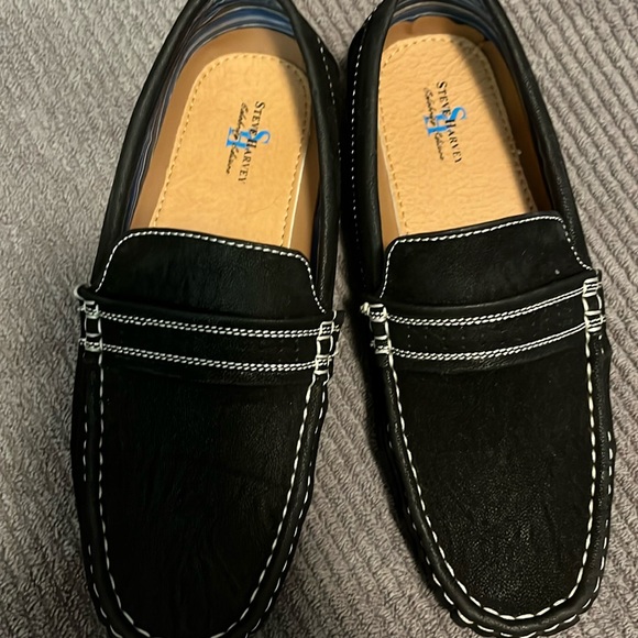 steve harvey | Shoes | Like New Steve Harvey Size 7 Black Loafers ...